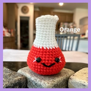 Crochet Erlenmeyer Flask, Amigurumi Chemistry Flask, Crochet Lab ...