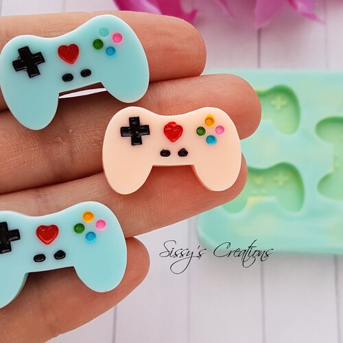 3 Pcs Controller Gamepad Mold 3 Cm for Resin and Polymer | Etsy