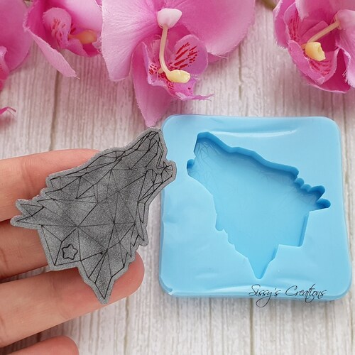 Wolf Mandala Mold 5 Cm for Resin and Polymer Clay - Etsy