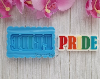 LGBTQ Mold 6 Cm for Resin and Polymer Clay | Etsy