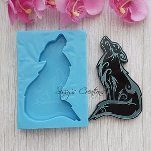 BIG Wolf Mold, 10 Cm, for Resin and Polymer Clay - Etsy