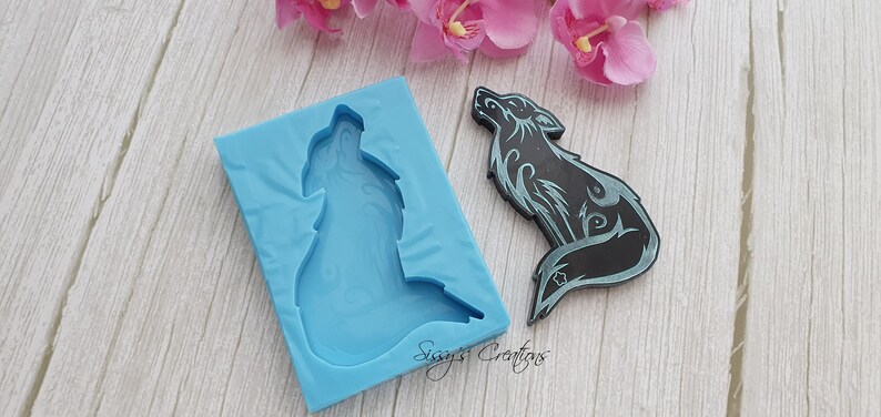 BIG Wolf Mold 10 Cm for Resin and Polymer Clay - Etsy