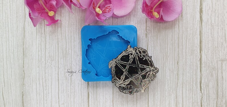 Pentacle Wicca Mold 5 Cm for Resin and Polymer Clay - Etsy