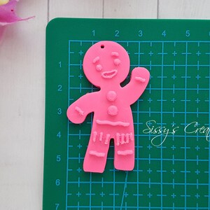 Christmas Gingerbread Man Mold, 5 Cm, for Resin and Polymer Clay - Etsy