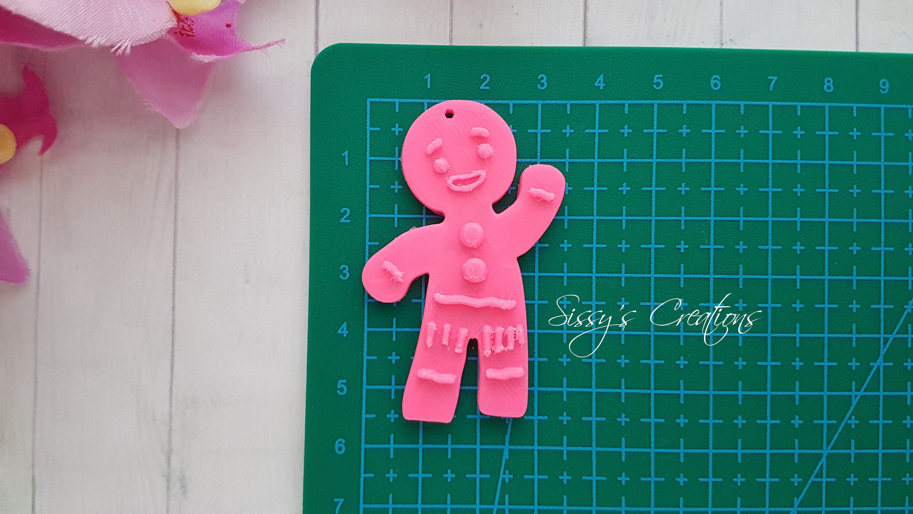 Christmas Gingerbread Man Mold 5 Cm for Resin and Polymer | Etsy