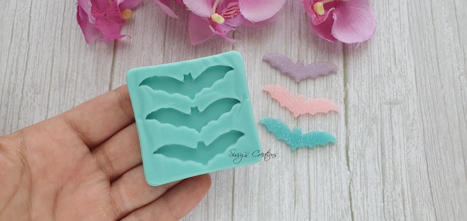 Bats Mold 4 Cm for Resin and Polymer Clay - Etsy