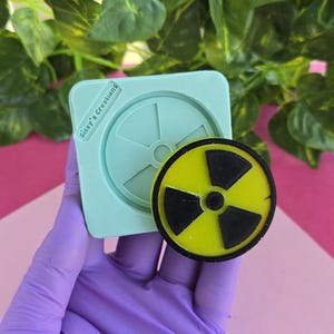 Radioactive Symbol Mold, 5 Cm, for Epoxy Resin, Polymer Clay. Wax, Soap ...