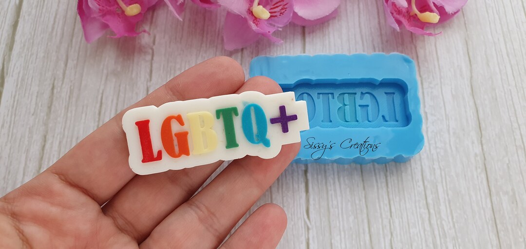 LGBTQ Mold, 6 Cm, for Resin and Polymer Clay - Etsy