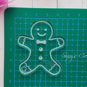 Christmas Gingerbread Man Mold, 5 Cm, for Resin and Polymer Clay - Etsy