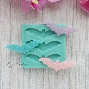 Bats Mold, 4 Cm, for Resin and Polymer Clay - Etsy