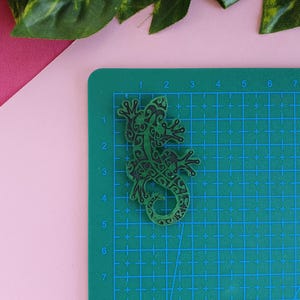 Gecko Mandala Mold, 5 Cm, for Epoxy Resin, Polymer Clay, Wax, Soap ...