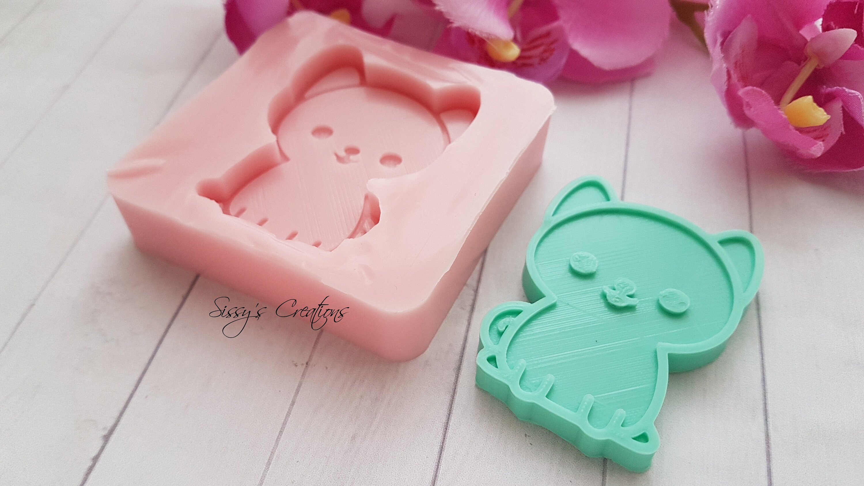 Cat Mold 5 cm for Resin and Polymer Clay | Etsy