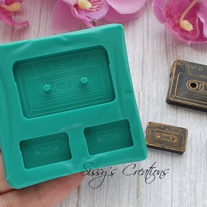 Music Cassette Mold, 4 Cm, for Resin and Polymer Clay - Etsy