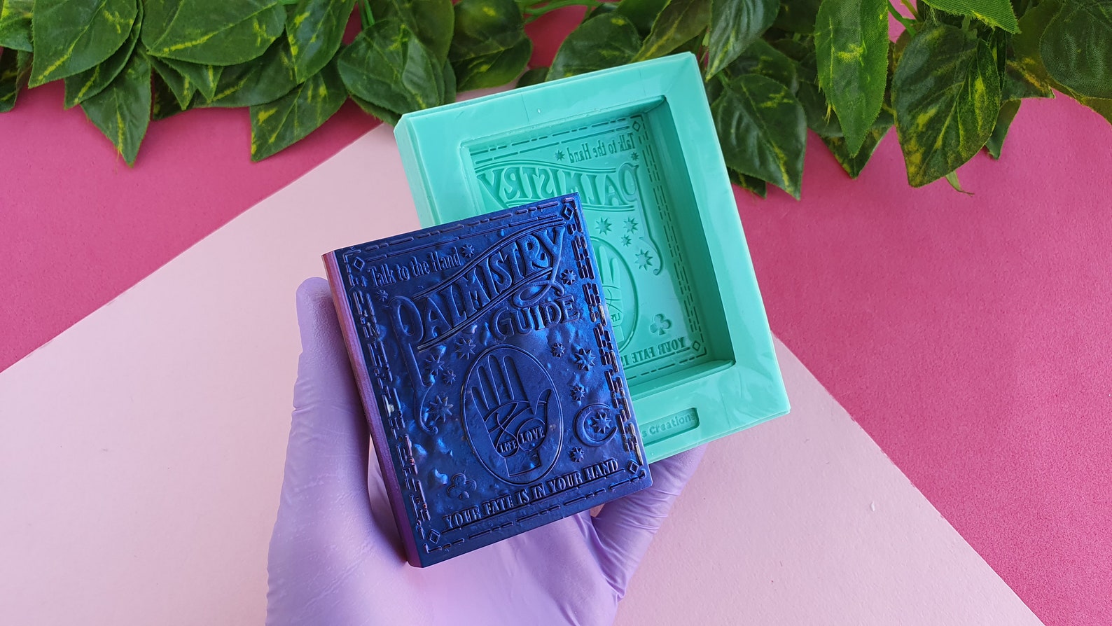 Palmistry Book 3D Mold, 7.5 Cm, for Epoxy Resin, Polymer Clay. Wax ...