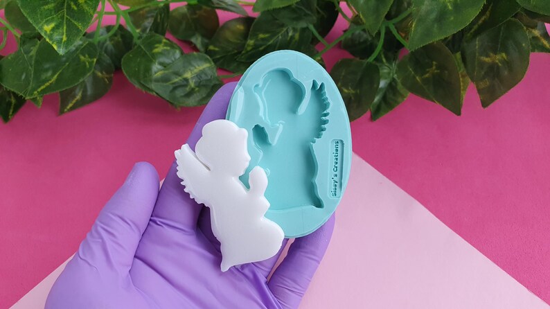 Angel Mold, 6 Cm, for Epoxy Resin, Polymer Clay, Wax, Soap, Plaster ...