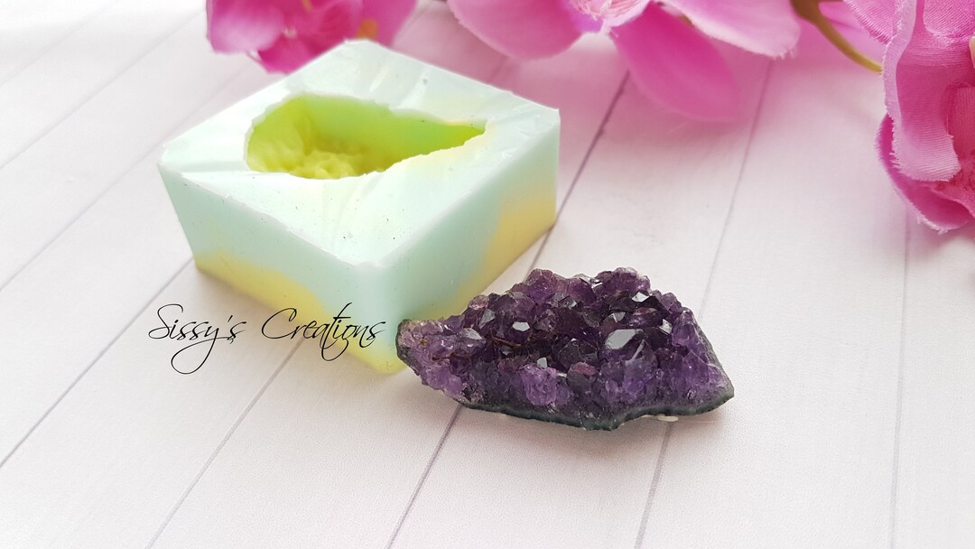 Realistic Natural Geode Mold, 4 Cm, for Resin and Polymer Clay - Etsy