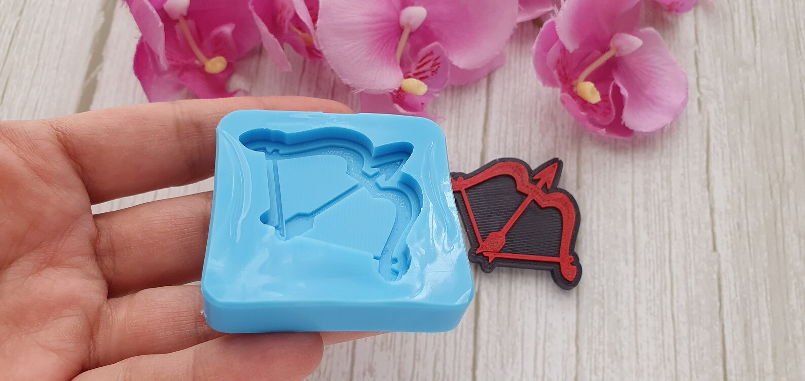 Archery Mold, 5 Cm, for Resin, Polymer Clay, Jasmonite, Soap, Wax ...