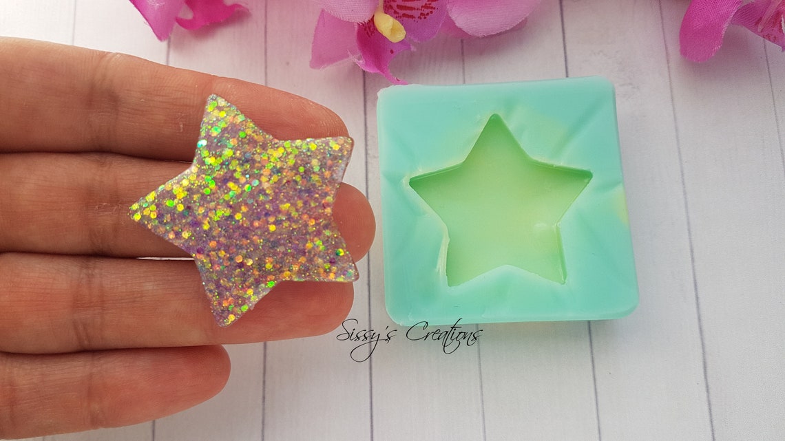 Star Mold 4 Cm for Resin and Polymer Clay | Etsy