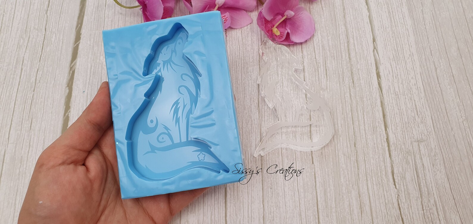 BIG Wolf Mold 10 Cm for Resin and Polymer Clay | Etsy