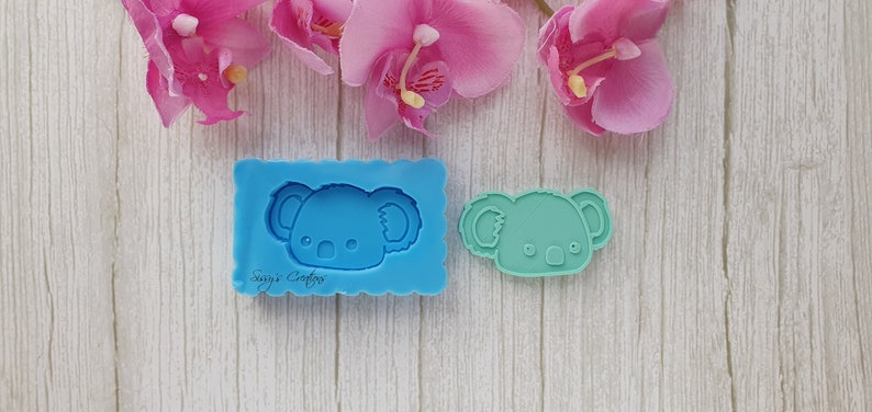 Koala Face Mold 5 Cm for Resin and Polymer Clay - Etsy