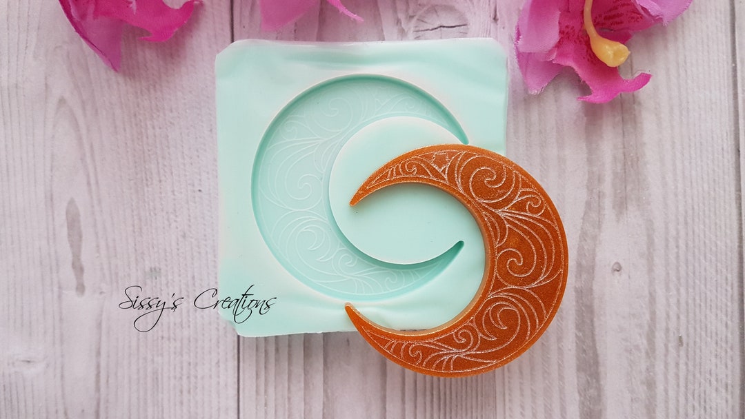 Moon Molds 5 Cm for Resin and Polymer Clay - Etsy