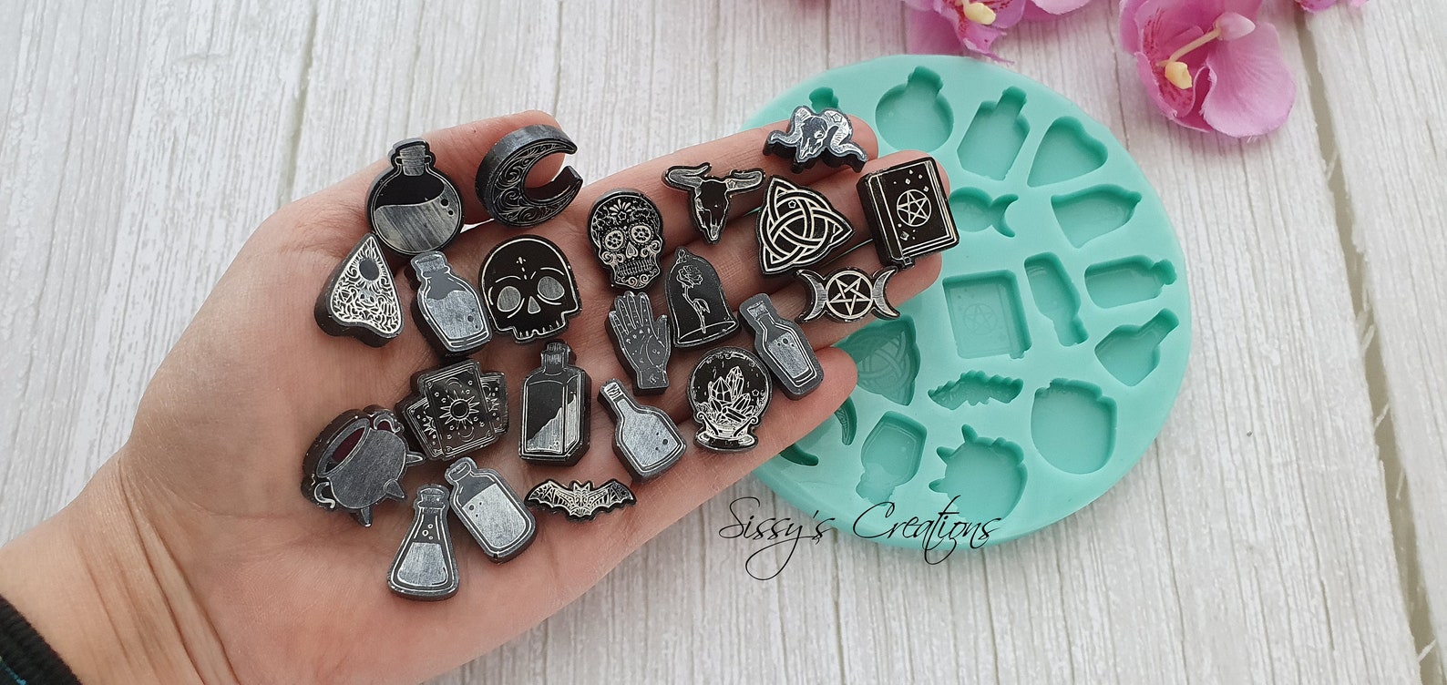 22 Pcs Magic Mold Palette 2 Cm for Resin and Polymer Clay | Etsy