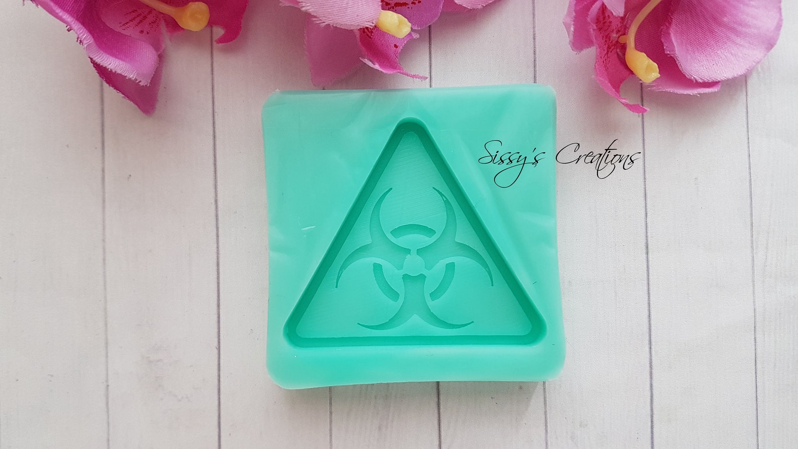 Biohazard Symbol Mold 5 Cm for Resin and Polymer Clay | Etsy
