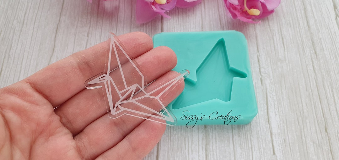 Swan Origami Mold, 5 Cm, for Resin, Polymer Clay, Wax, Soap... - Etsy