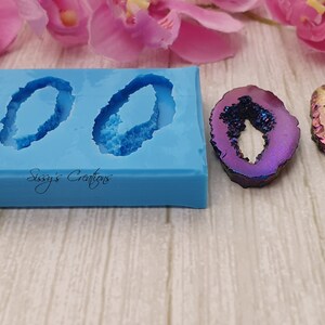 3 Pcs Natural Geode Mold, 4 Cm, for Resin and Polymer Clay - Etsy