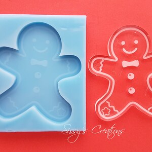 Christmas Gingerbread Man Mold, 5 Cm, for Resin and Polymer Clay - Etsy