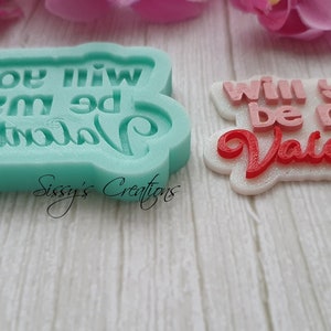 VALENTINE Word Mold, 7 Cm, for Resin and Polymer Clay - Etsy