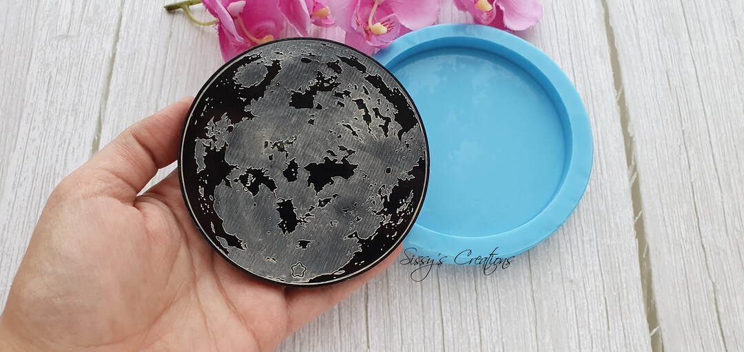 BIG Moon Mold, 10 Cm, for Resin and Polymer Clay - Etsy