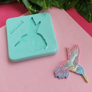 Hummingbird Mold, 5 Cm, for Epoxy Resin, Polymer Clay, Wax, Soap ...