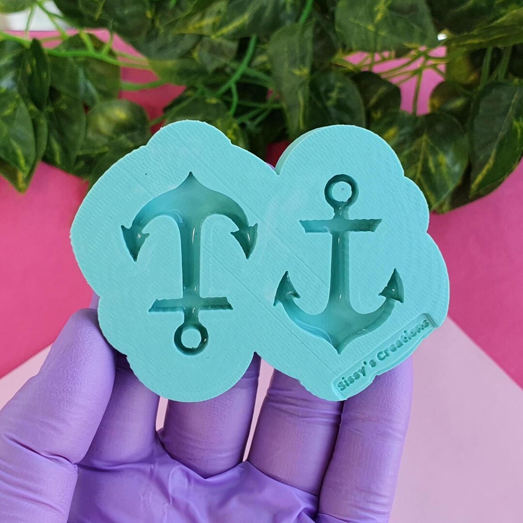 Anchor Mold, 4 Cm, for Epoxy Resin, Polymer Clay, UV Resin, Wax, Soap ...