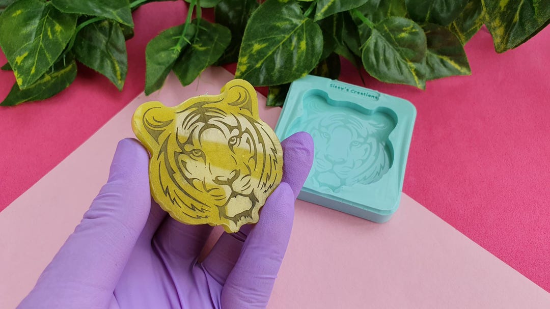 Tiger Silicone Mold, 5 Cm, for Epoxy Resin, Polymer Clay, Wax, Soap ...