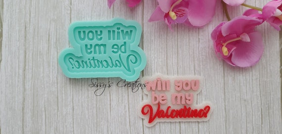 VALENTINE Word Mold 7 Cm for Resin and Polymer Clay - Etsy