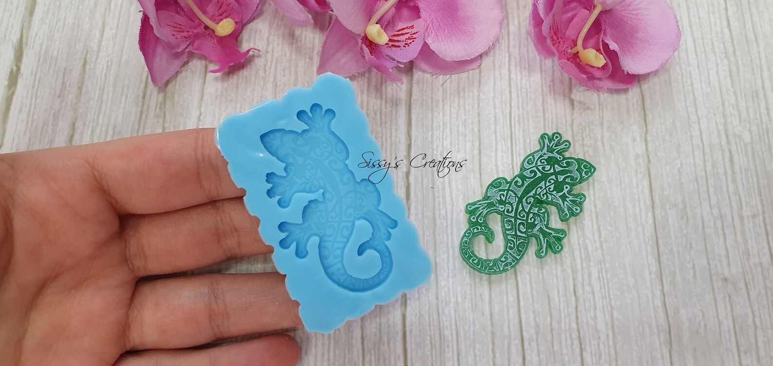 Gecko Mandala Mold 5 Cm for Resin and Polymer Clay - Etsy