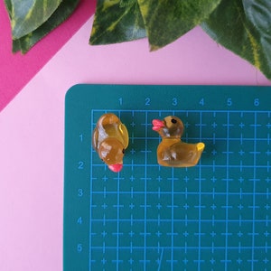 6 Little Ducks Mold 3D, 2 Cm, for Resin, Polymer Clay, Wax, Soap ...