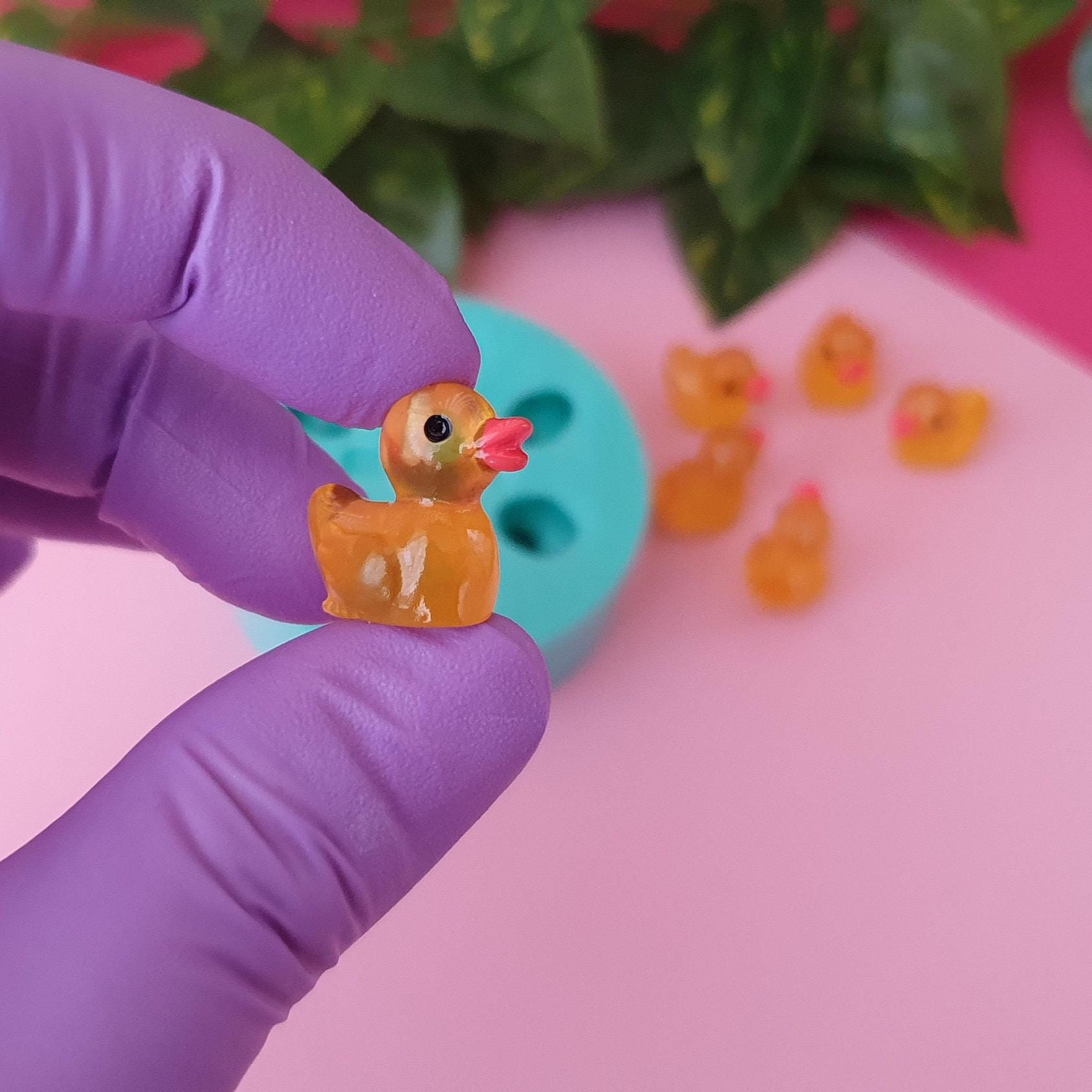 3D Duckling Silicone Mold for Resin, Polymer Clay and Wax - 2cm - Etsy