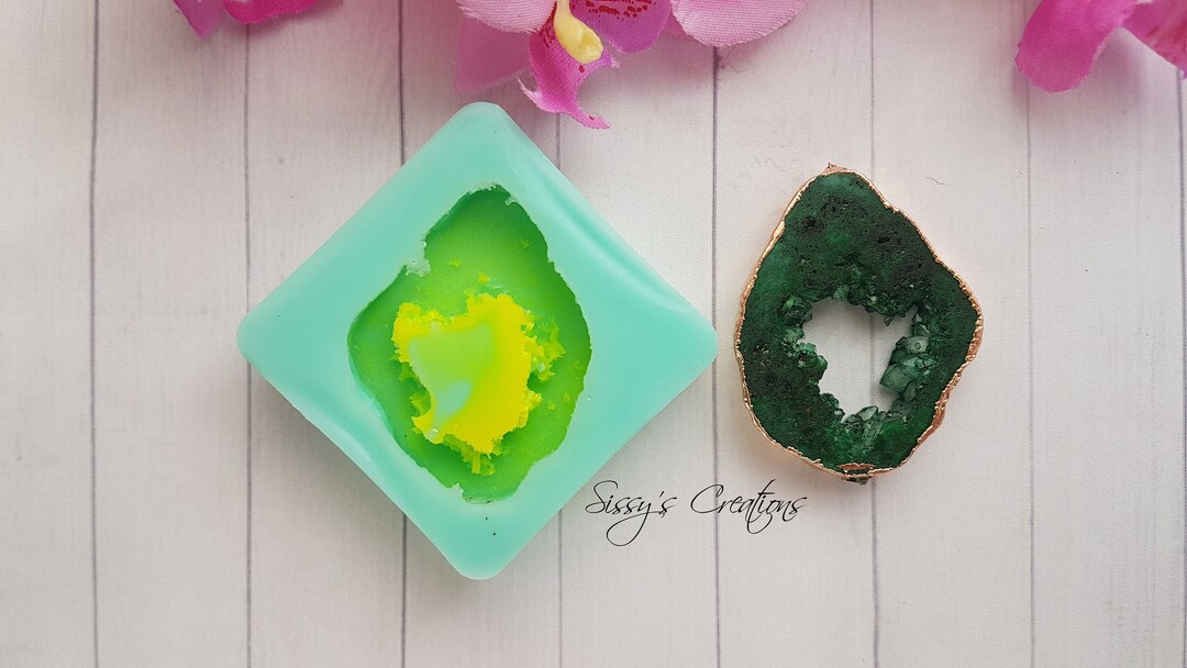 Natural Geode Mold, 5 Cm, for Resin and Polymer Clay - Etsy
