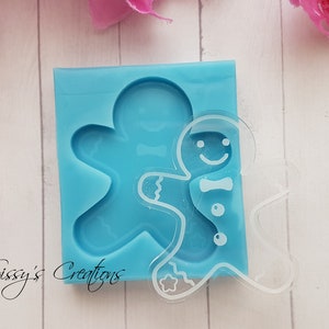 Christmas Gingerbread Man Mold, 5 Cm, for Resin and Polymer Clay - Etsy