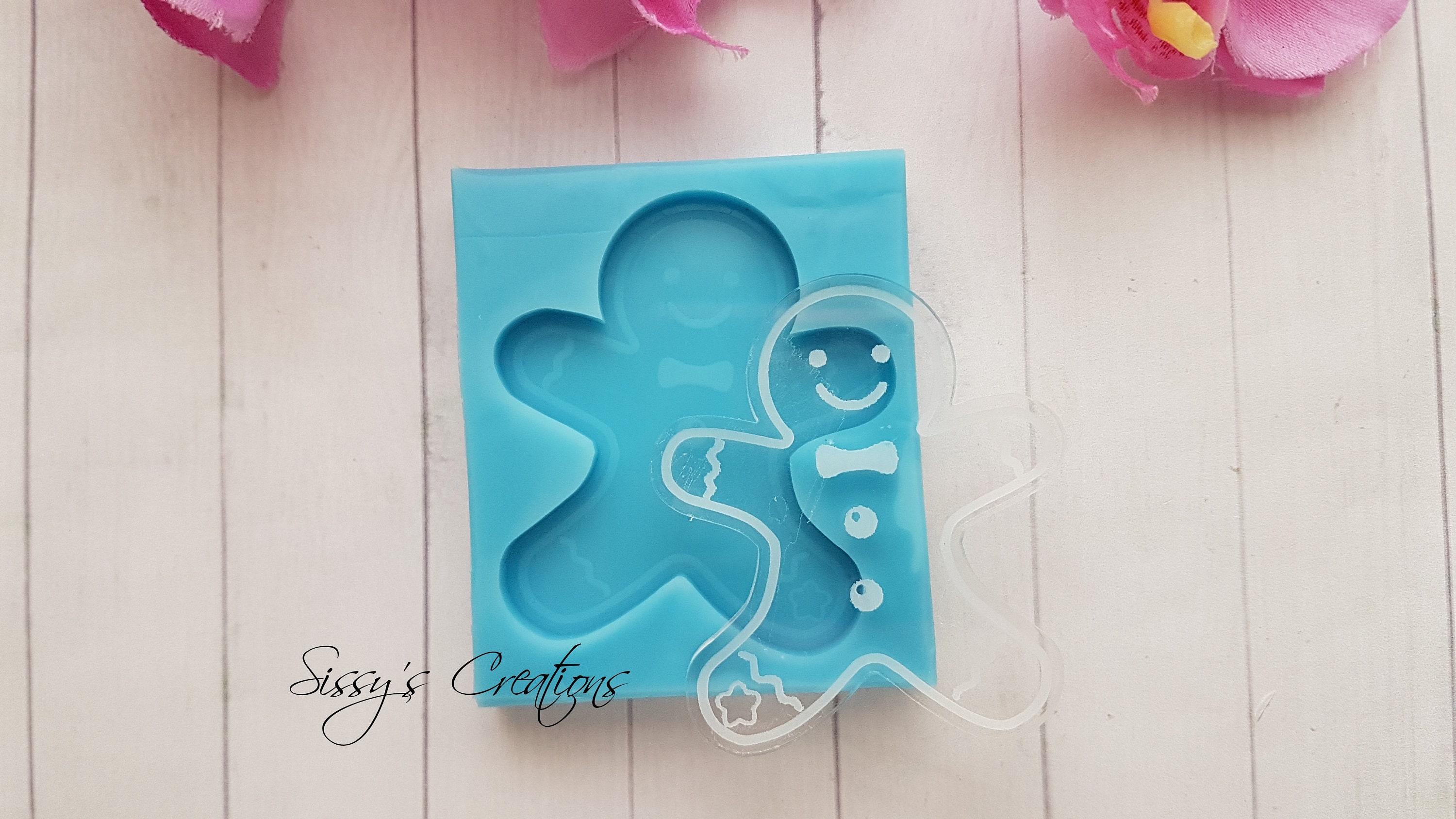 Christmas Gingerbread Man Mold 5 Cm for Resin and Polymer | Etsy