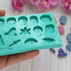 13 Pcs Witchcraft / Magic Mold, 2 Cm, for Resin and Polymer Clay - Etsy