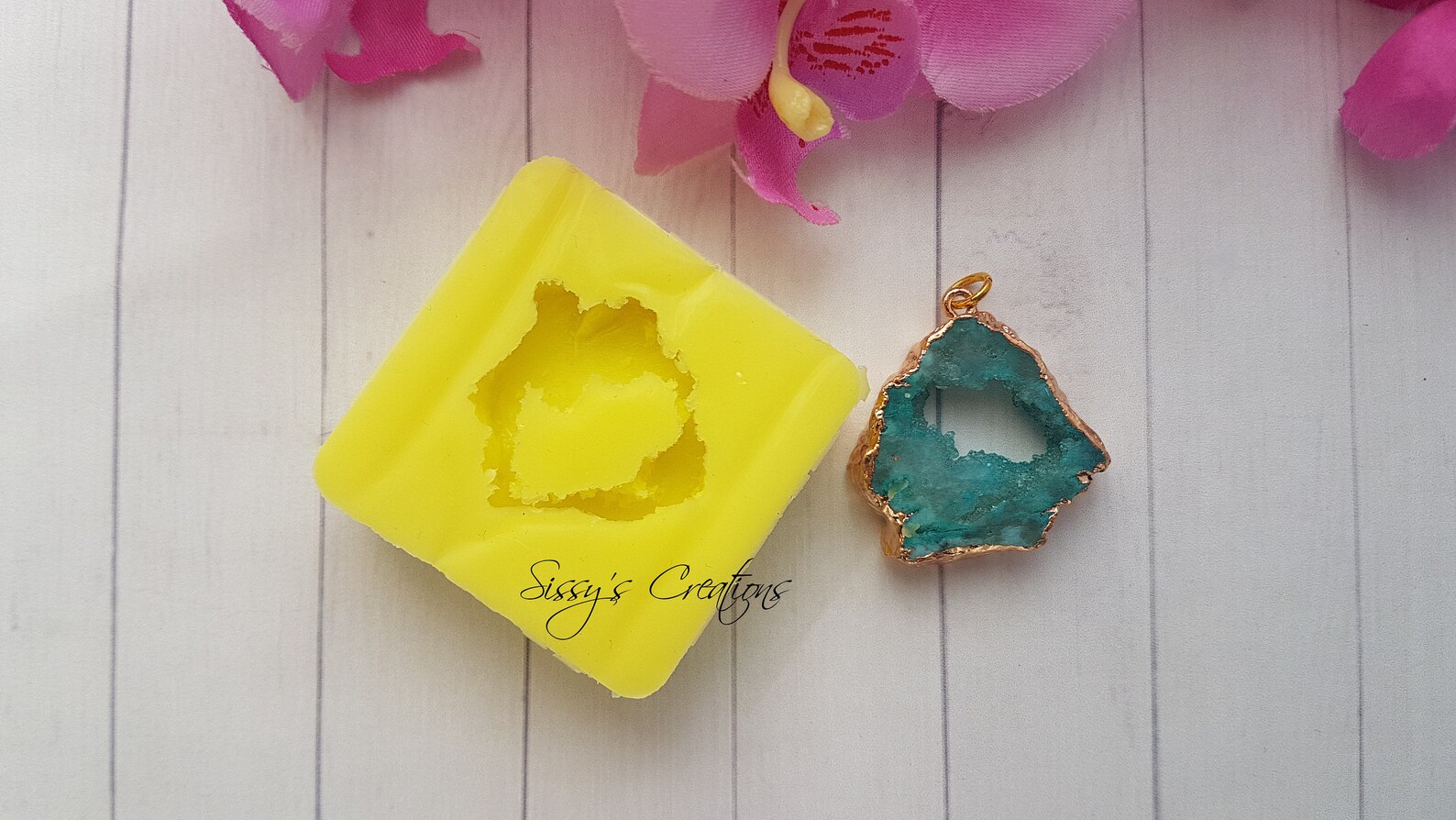 Natural Geode Little Mold 3 Cm for Resin and Polymer Clay - Etsy