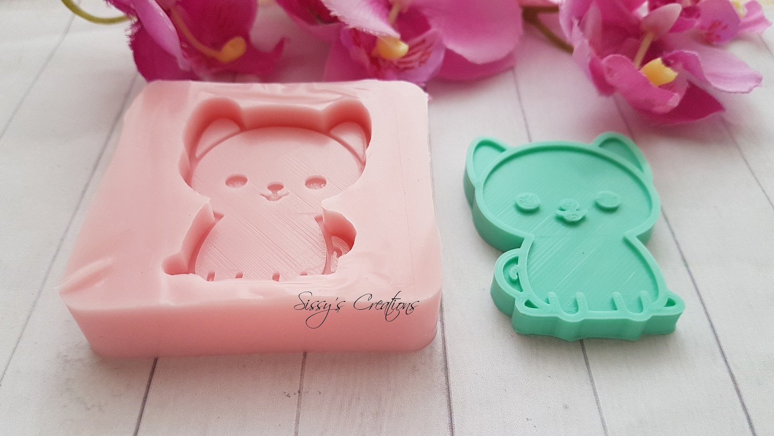 Cat Mold 5 cm for Resin and Polymer Clay | Etsy