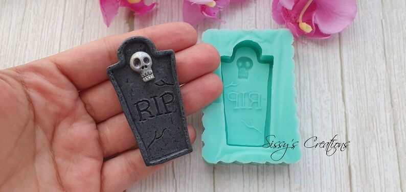 Tombstone Silicone Mold, 6 Cm, for Resin and Polymer Clay - Etsy
