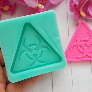 Biohazard Symbol Mold, 5 Cm, for Resin and Polymer Clay - Etsy
