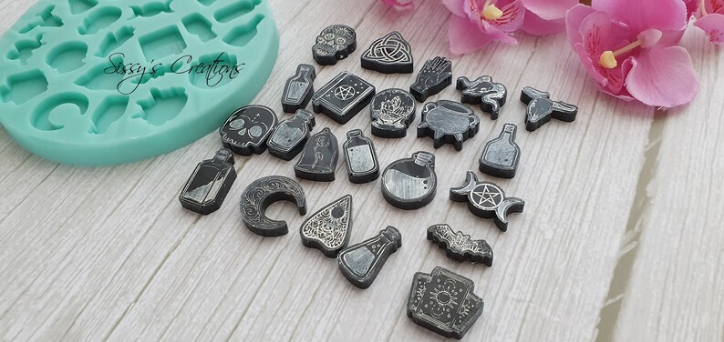 22 Pcs Magic Mold Palette 2 Cm for Resin and Polymer Clay | Etsy