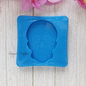Mexican Skull Mold, Halloween, 5 Cm, for Resin and Polymer Clay - Etsy