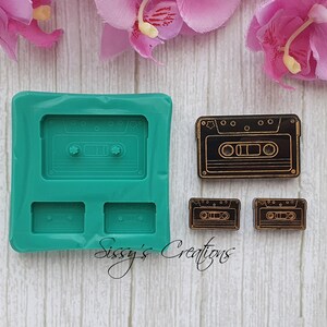 Music Cassette Mold, 4 Cm, for Resin and Polymer Clay - Etsy